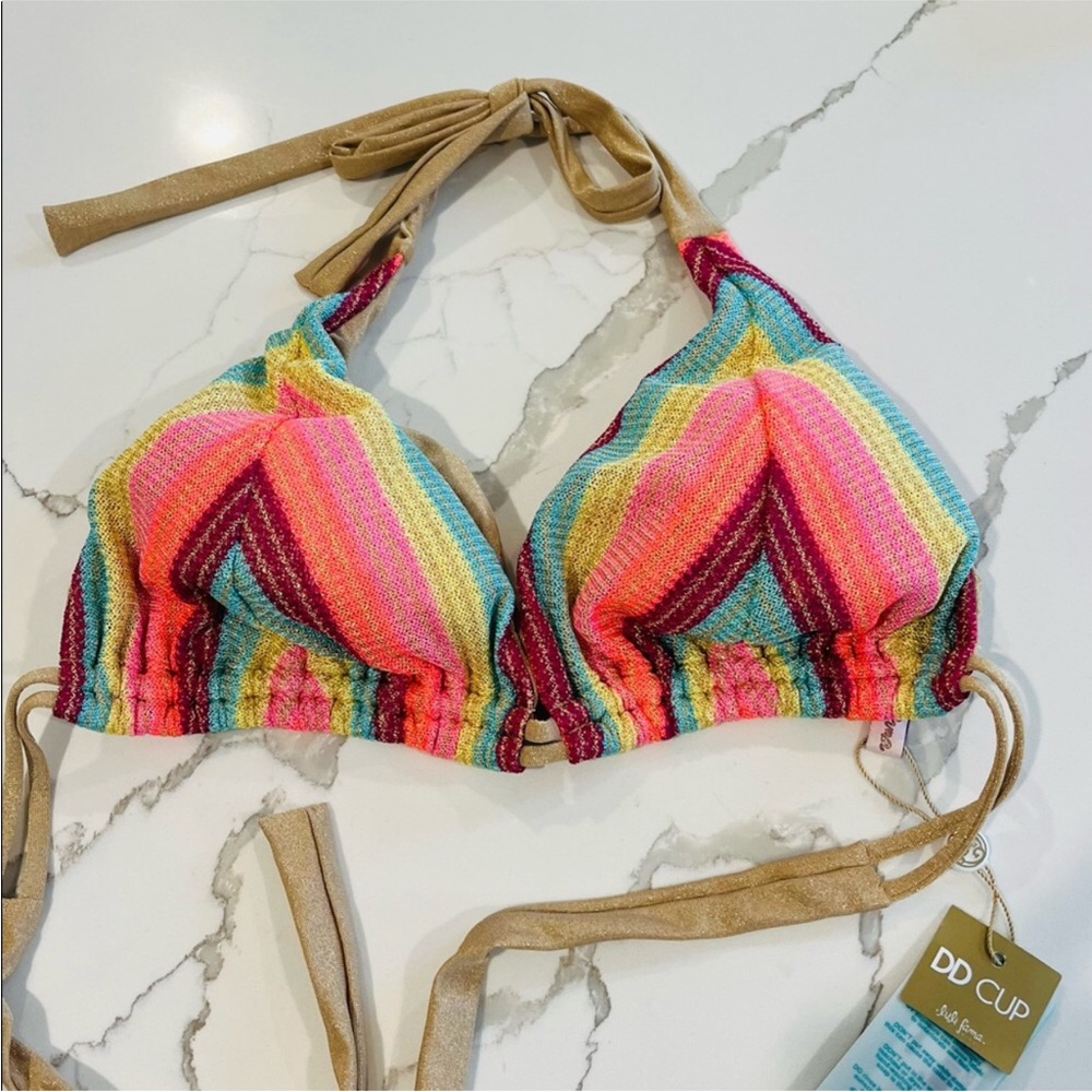 Brand New Luli Fama Bikini Top Gem